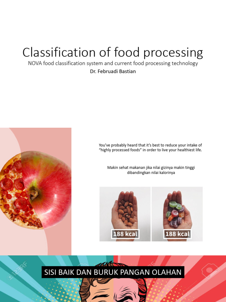 Classification of Food Processing | PDF