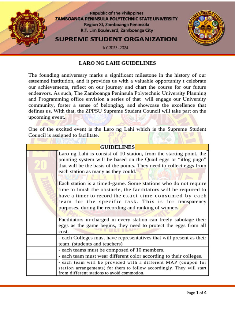 Laro-ng-Lahi-Guidelines | PDF