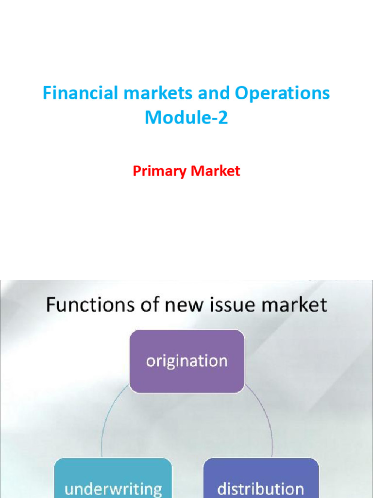 FMO Module 2 | PDF