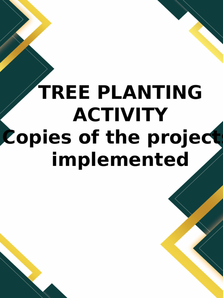 Tree Planting Ac Tivity | PDF