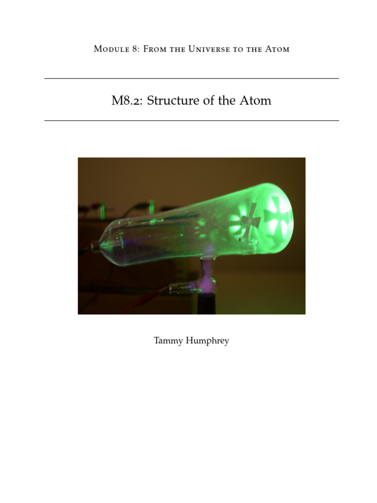 M8 2 Structure of The Atom | PDF