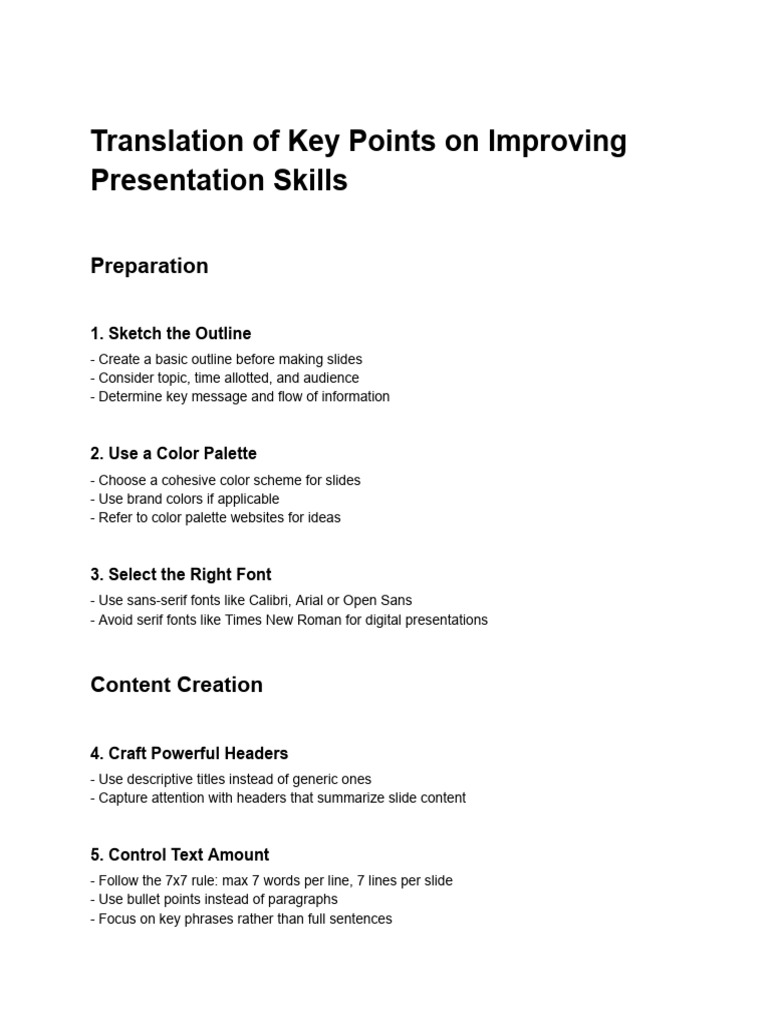 Grade Level 6 - Translation | PDF