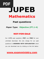 UNILAG JUPEB Practice Questions Answers | PDF