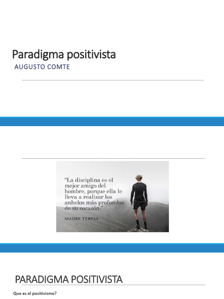 Paradigma Positivista | PDF