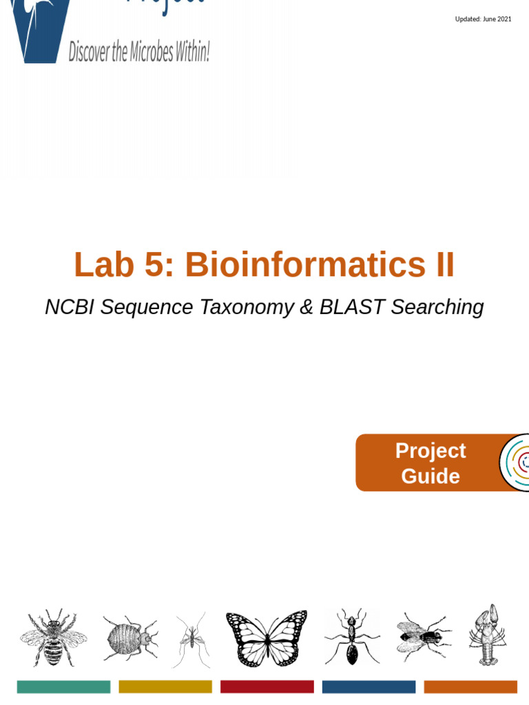 Lab5 Bioinformatics II ProjectGuide June2021 | PDF