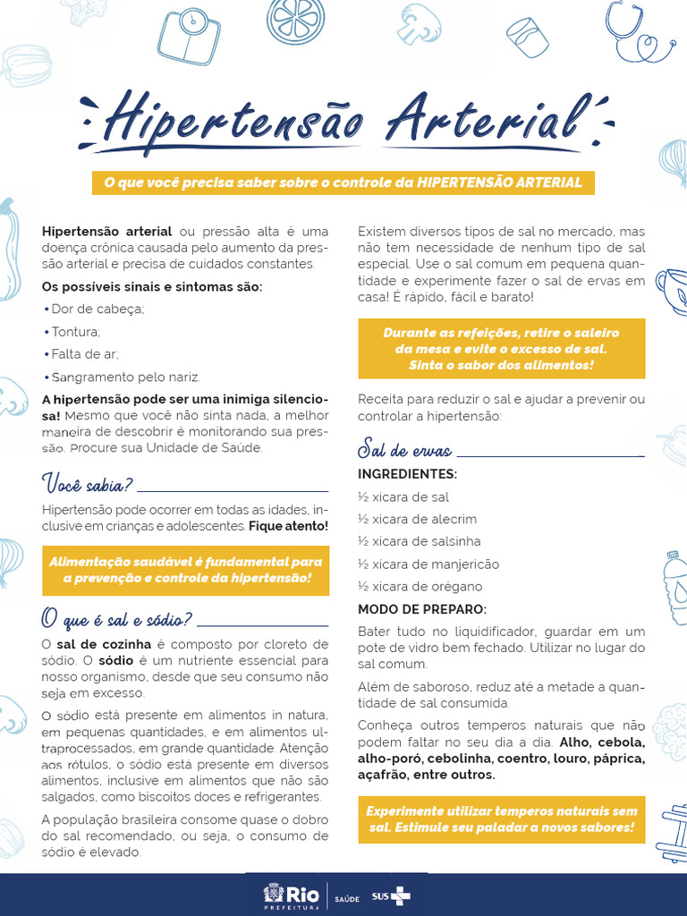 SMS CartilhaHipertensão A4 v2 | PDF