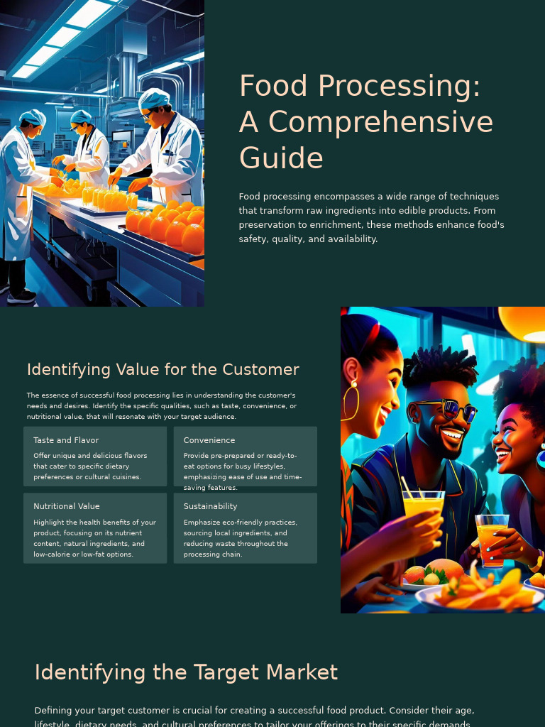 Food Processing A Comprehensive Guide | PDF