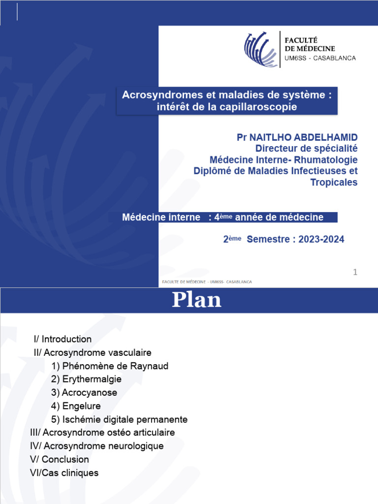 Acrosyndrome 2024 | PDF