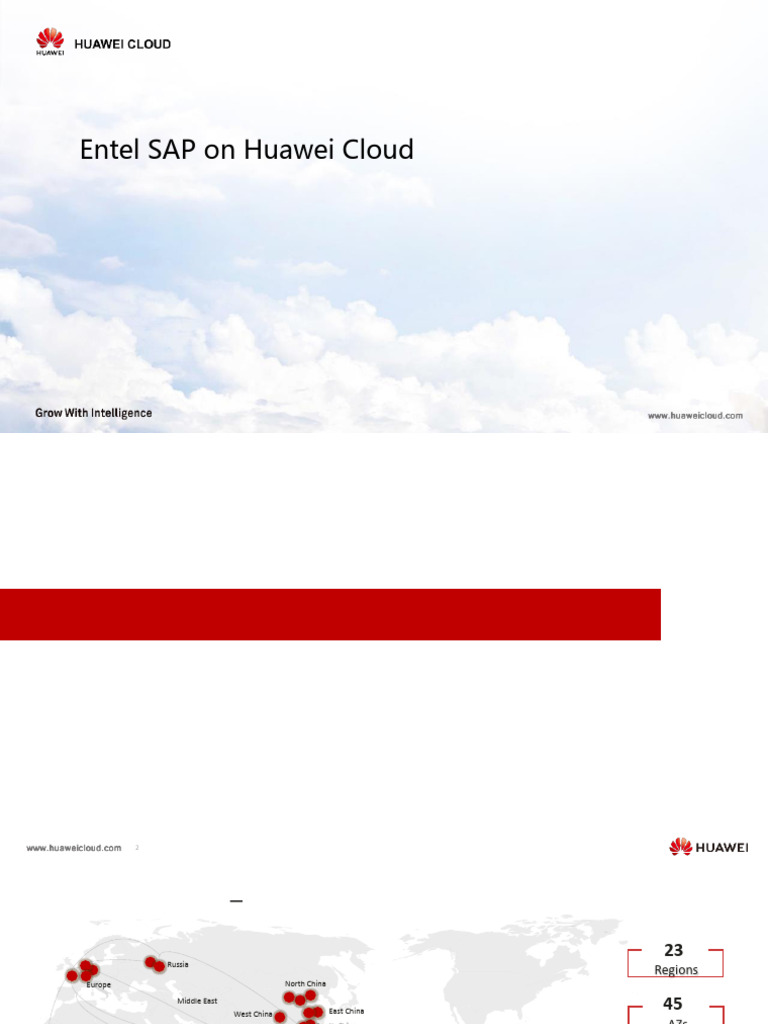 Entel SAP On Huawei Cloud | PDF | Cloud Computing | Computer Networking