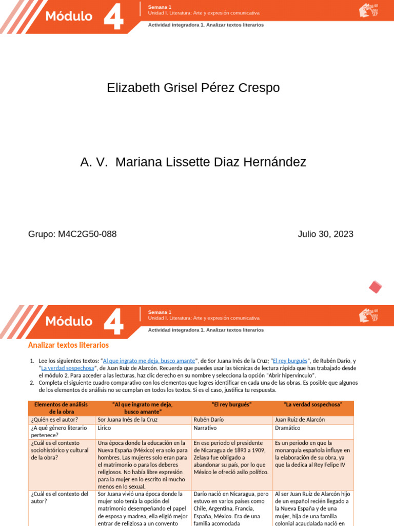 Actividad Integradora 1 Mod 4 M4s1ai2 | PDF