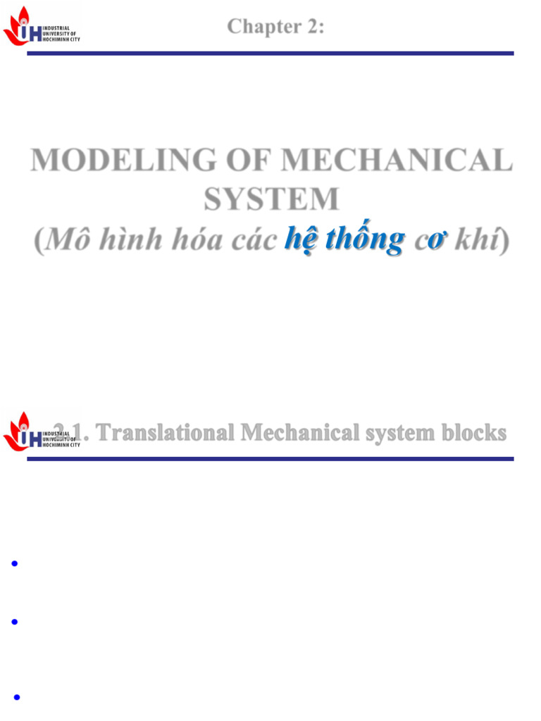 Chapter2 - Mechanical Modeling | PDF