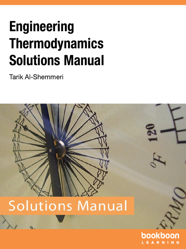 Engineering Thermodynamics Solutions Manual | PDF