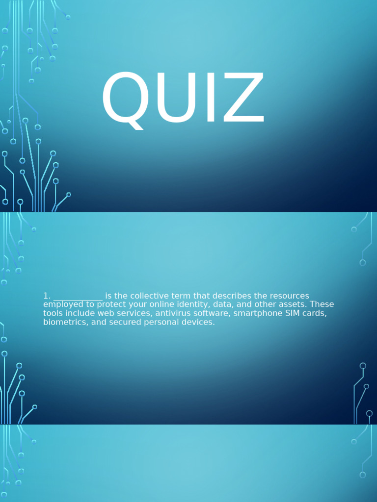 Quiz Ra 10175 Cybercrimw | PDF
