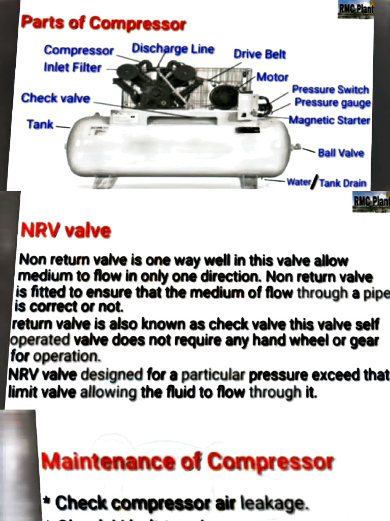 Compressor Maintenance | PDF