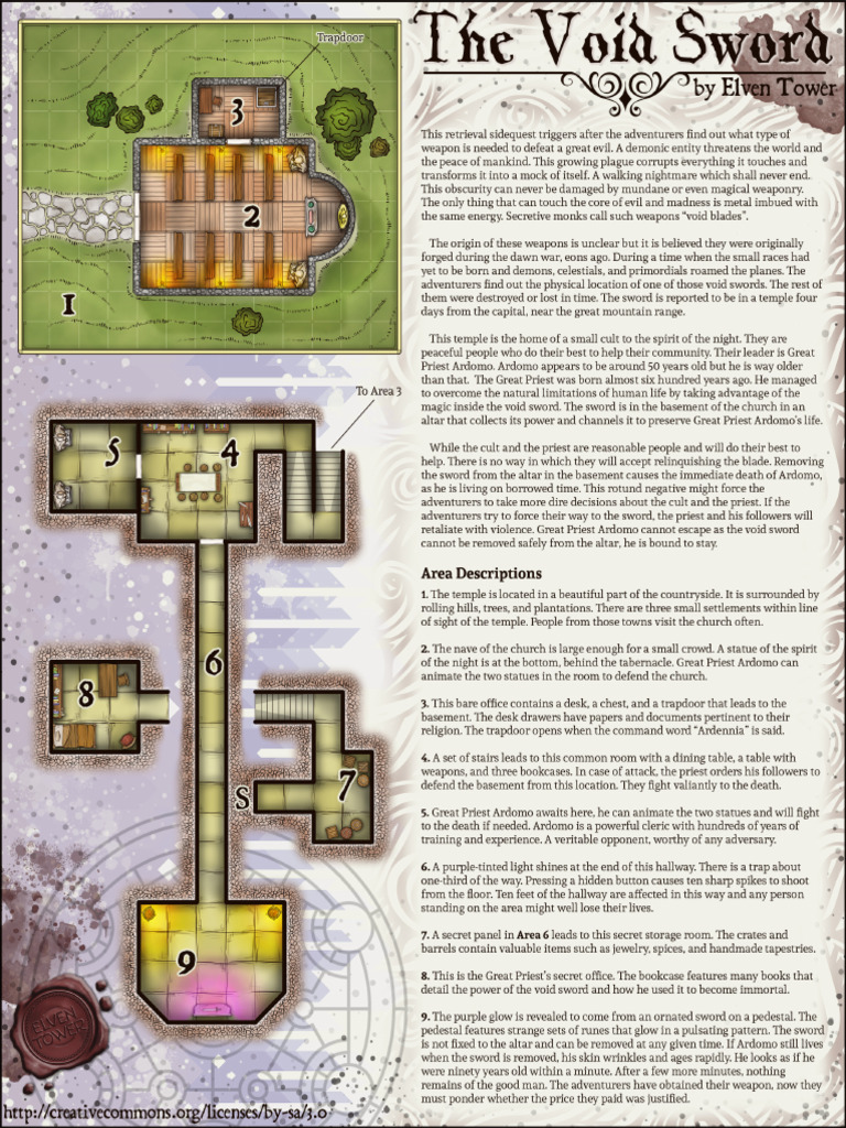 E44_Elven Tower_The Void Sword_v2 | PDF