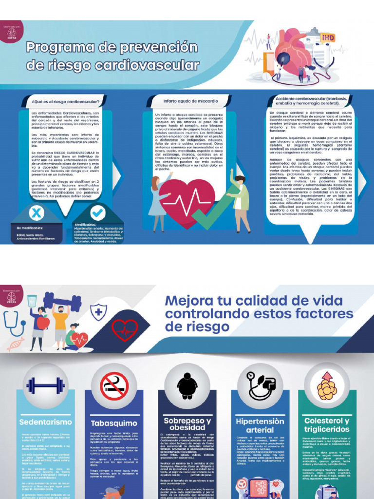 Folleto Riesgo Cardiovascular | PDF