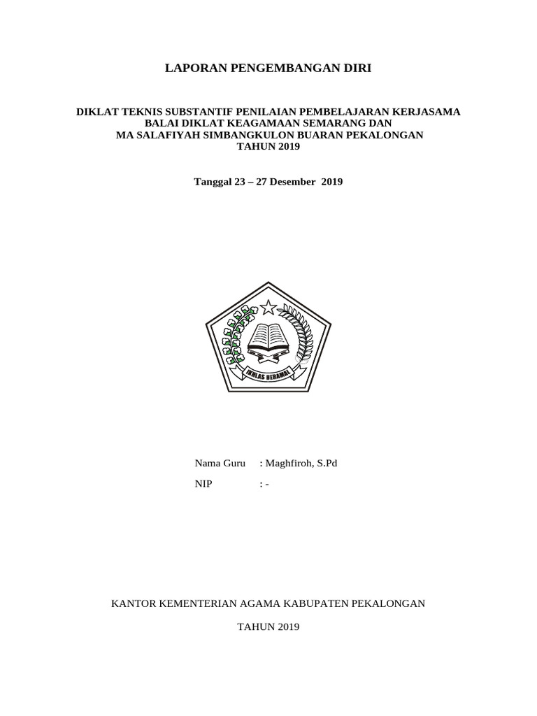 Lap PD Penilaian Cetak | PDF