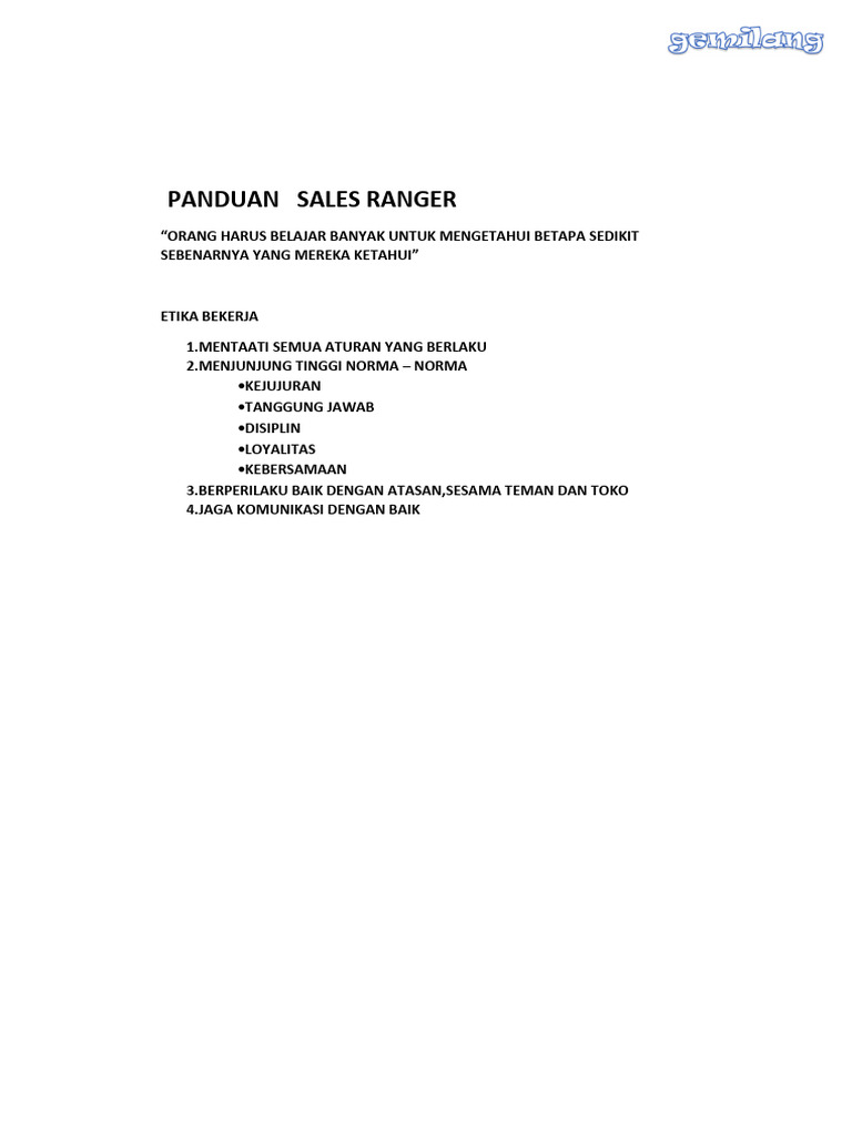 PANDUAN TRAINING Update | PDF