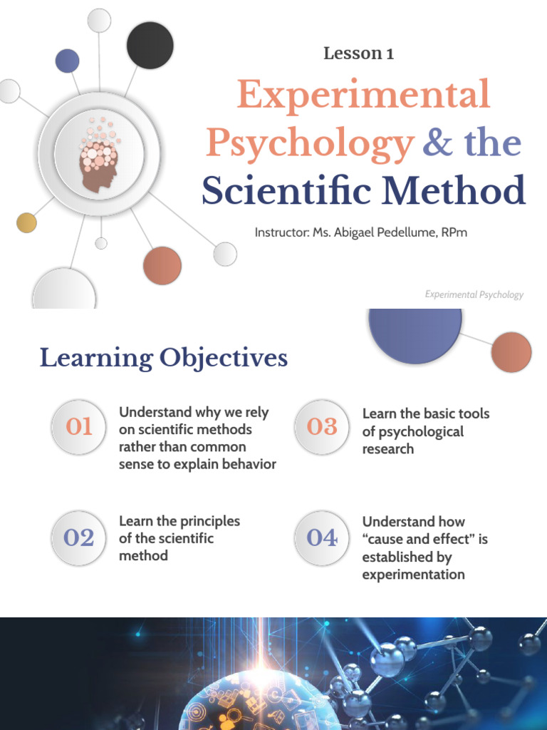 Lesson 1 - Experimental Psychology and The Scientific Method | PDF