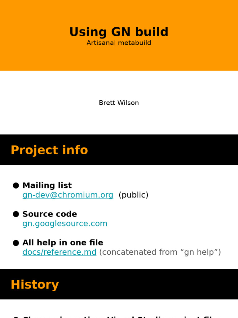 Using GN Build | PDF