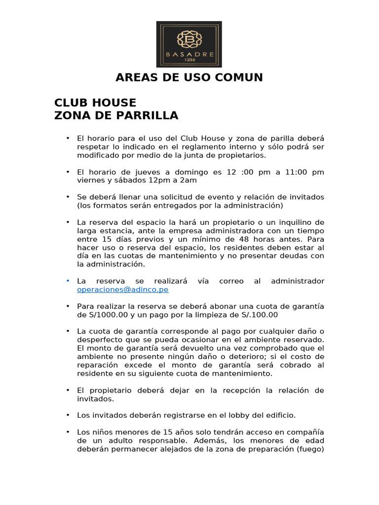 Club House | PDF