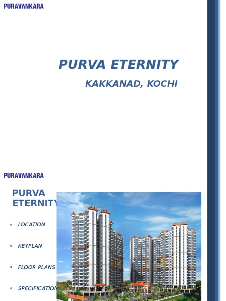 Purva Eternity: Flats in Kakkanad, Kochi | PDF