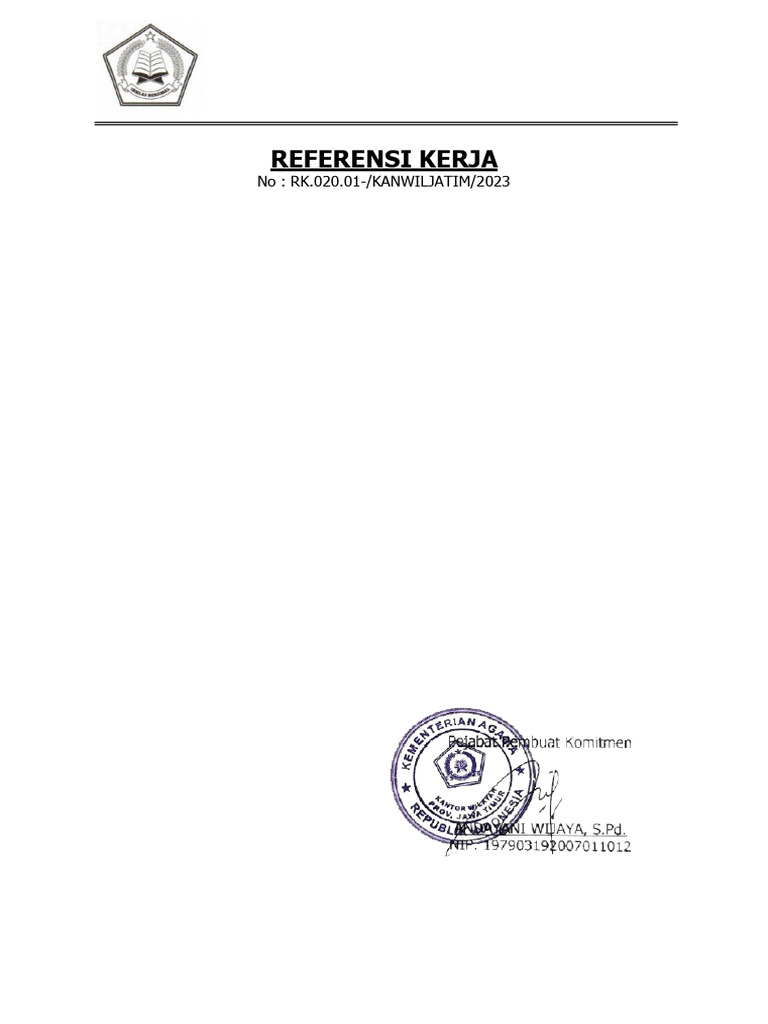 Referensi Kerja Rafli Suatan Site Manajer | PDF