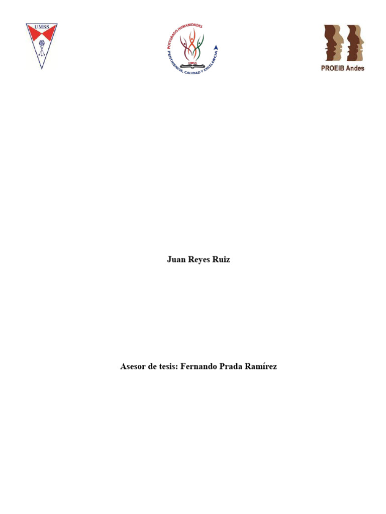 Tesis Juan Reyes | PDF