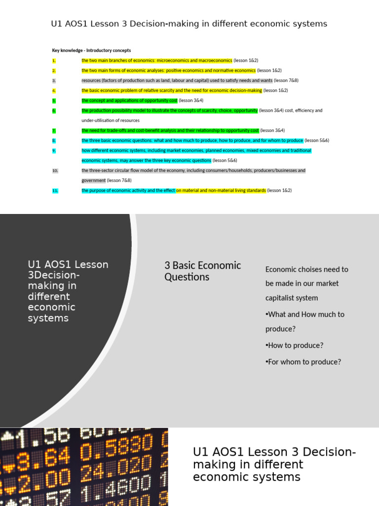 U1 AOS1 Lesson | PDF
