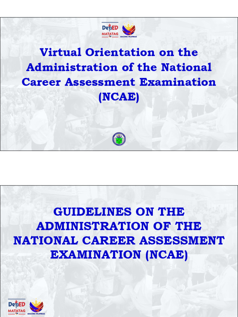 NCAE SY24-25 Orientation | PDF