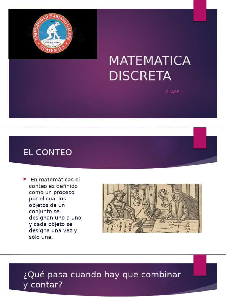 Clase 01 Mate Discreta | PDF