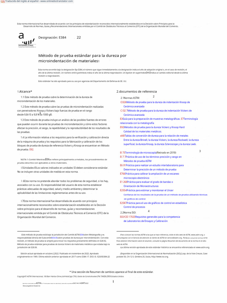 ASTM E384-22 (1) .En - Español | PDF