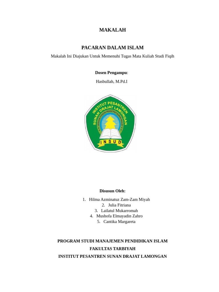 Makalah Study Fikih | PDF