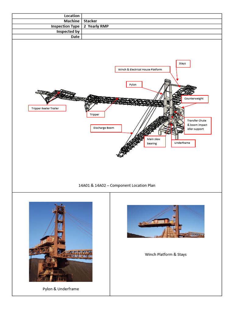 Stacker Inspection Sheet | PDF