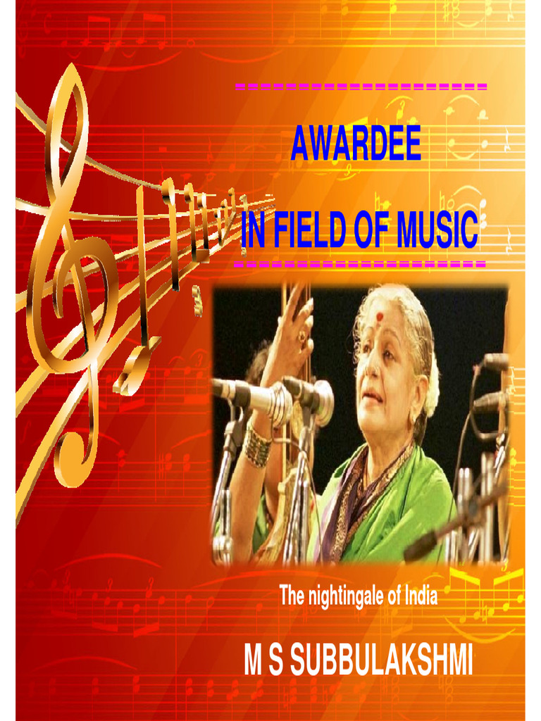 M S Subbulakshmi Pdf