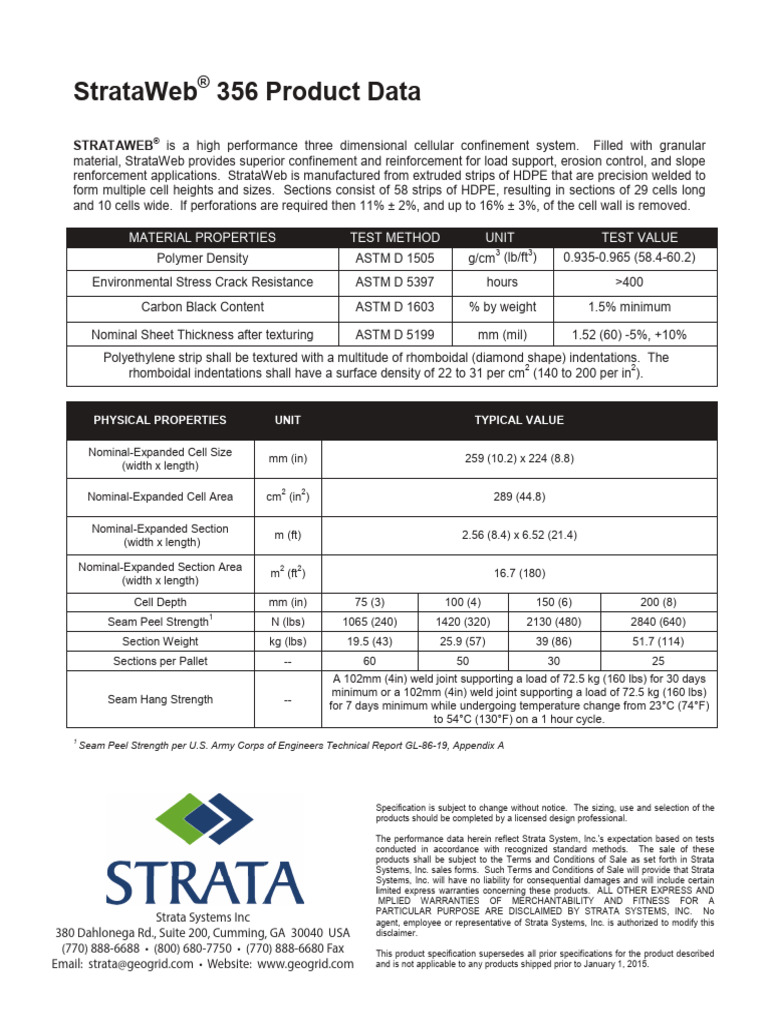 Strata Web 356 | PDF