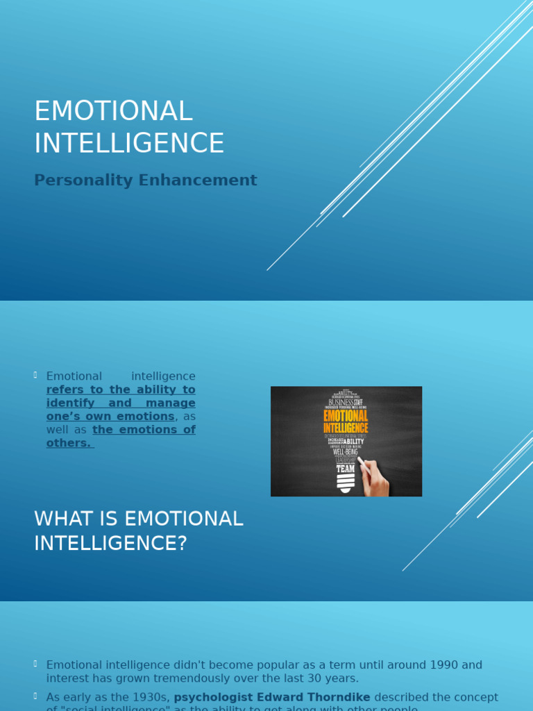 Emotional Intelligence | PDF