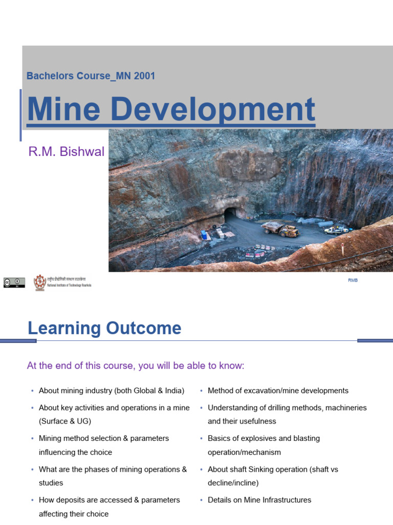 Mine Development | PDF