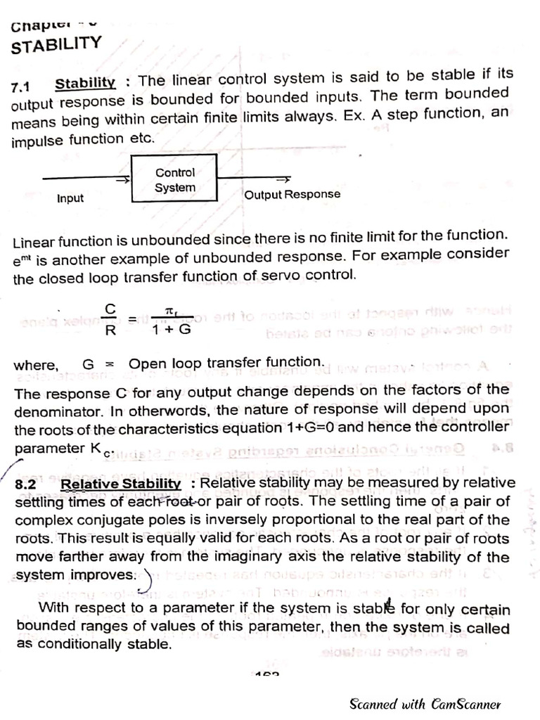 Stability of Control System | PDF