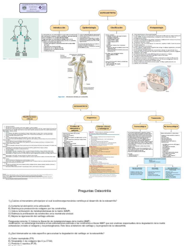 TEMA3.Osteoartritis-Arreola Martínez | PDF