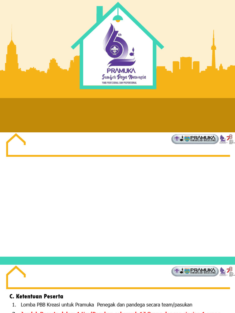 Bahan TM Lomba PBB Kreasi Tingkat Pramuka Penegak Dan Pandega | PDF