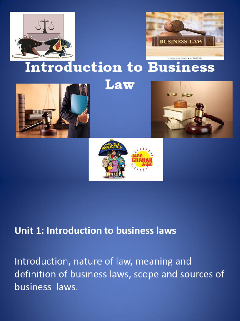 B.Law Unit-1 | PDF