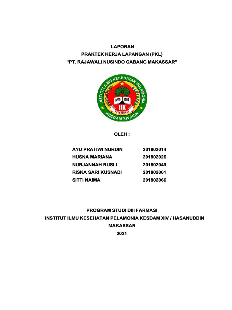 PDF Laporan PBF PT Rajawali Nusindo - Compress | PDF