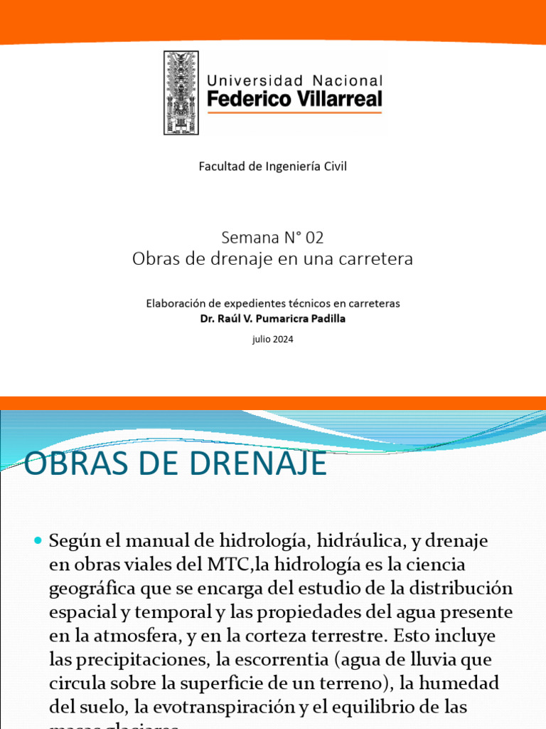 Obras de Drenaje | PDF