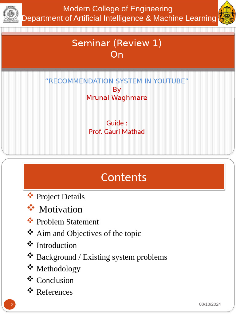 Seminar PPT Format | PDF