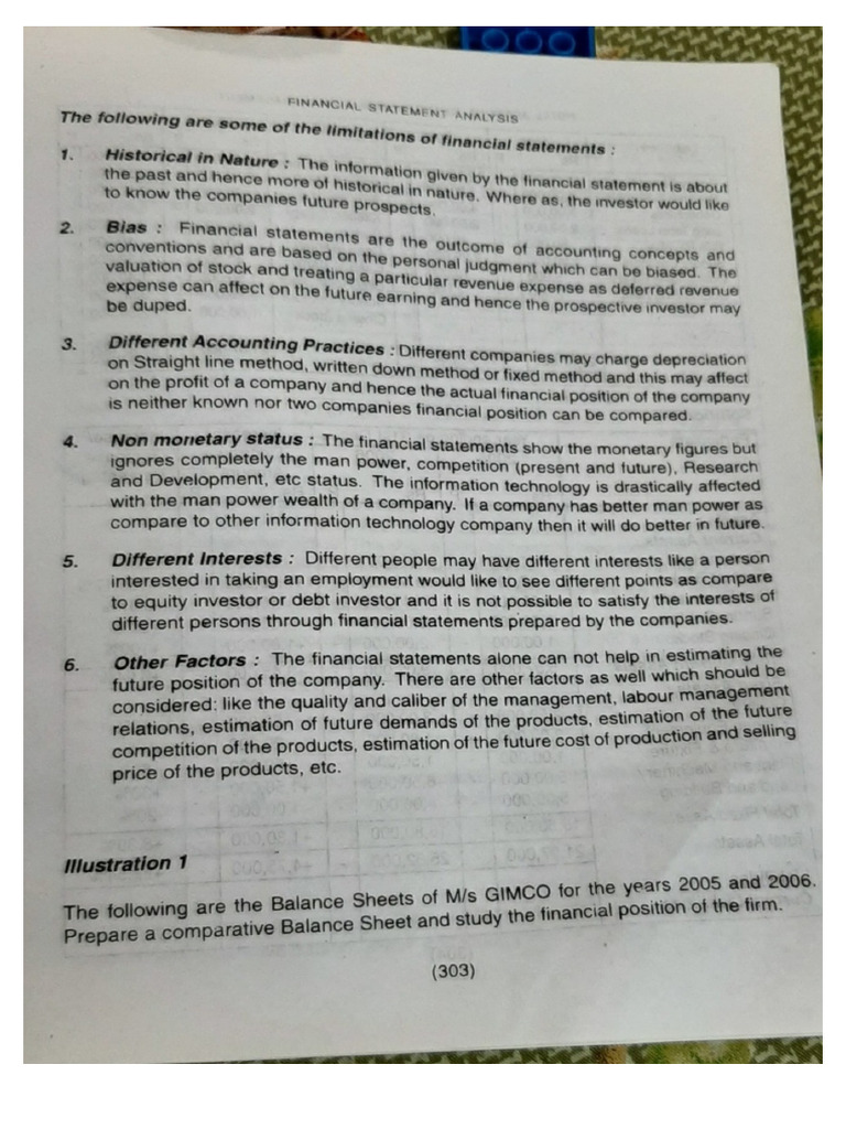 Numericals of Comparative and Common Size Statement | PDF
