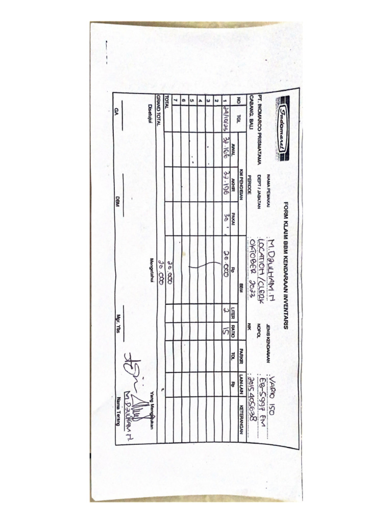 Klaim BBM Zulham | PDF