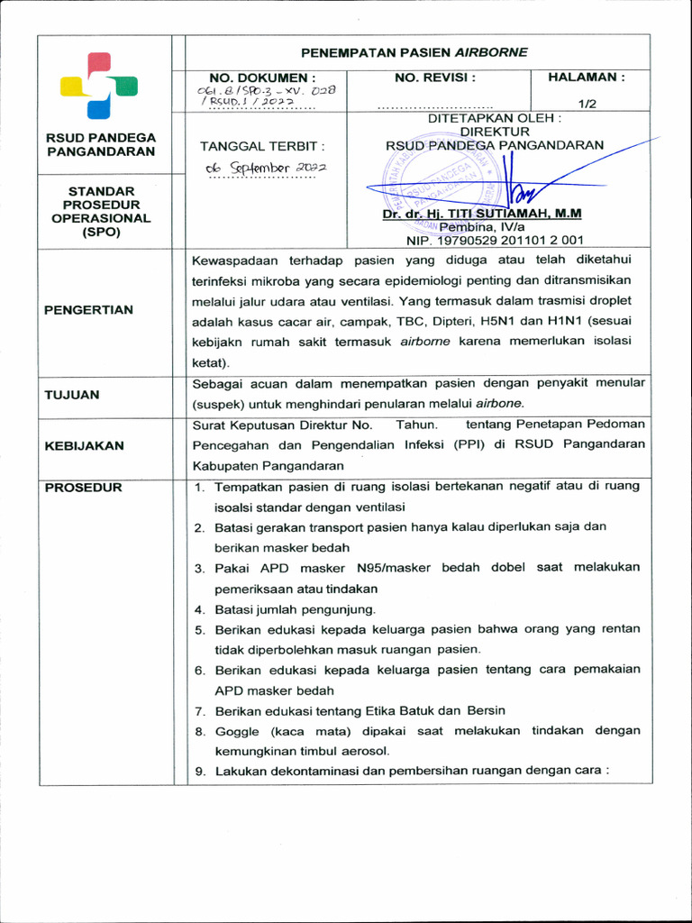 061 8-Spo 3-XV 028-Rsud 1-2022 | PDF