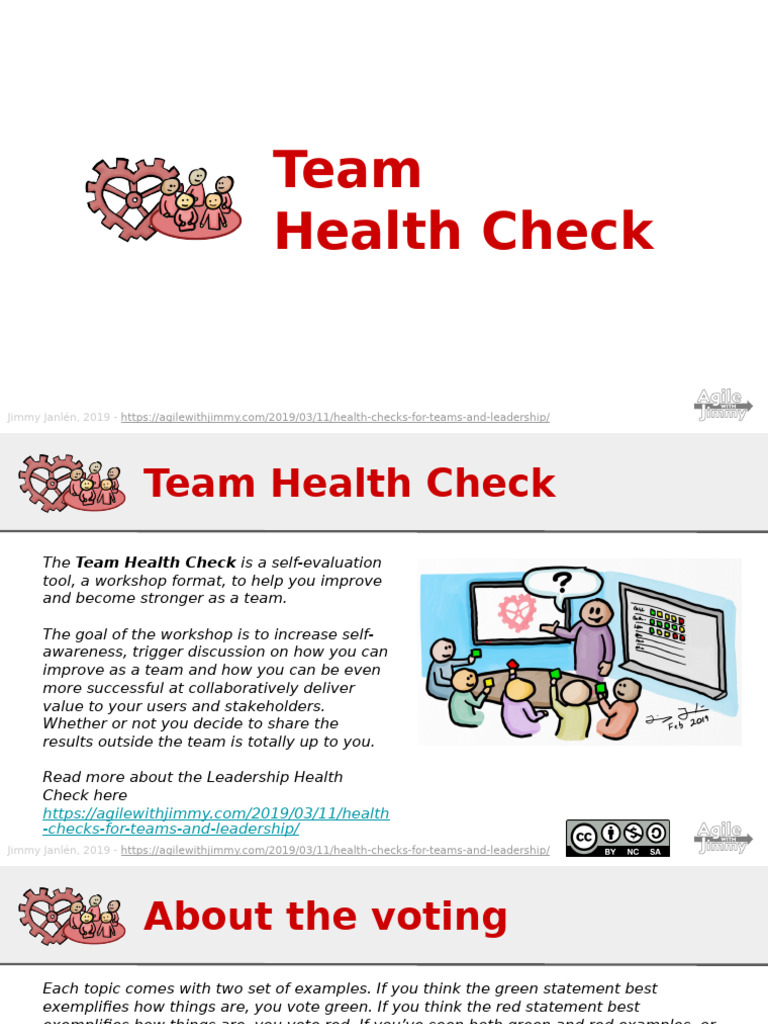 Team Health Check | PDF