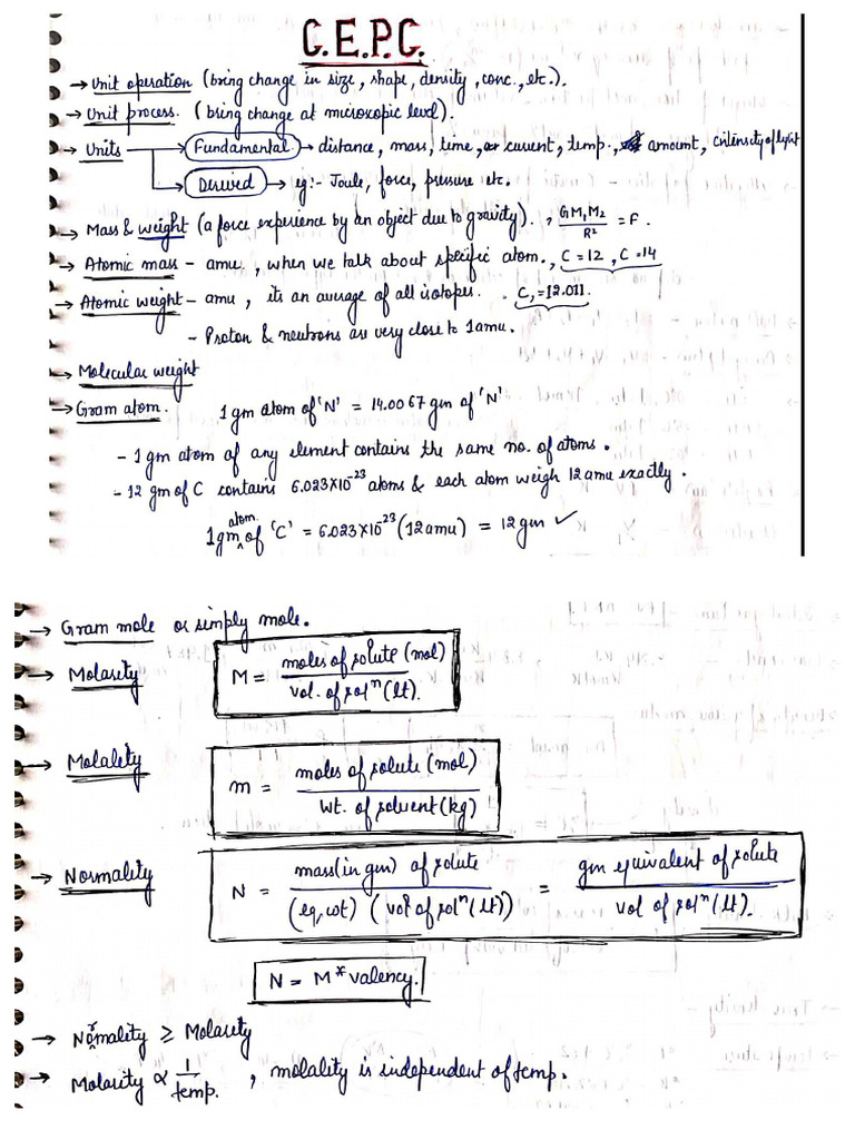 Process Calculations | PDF